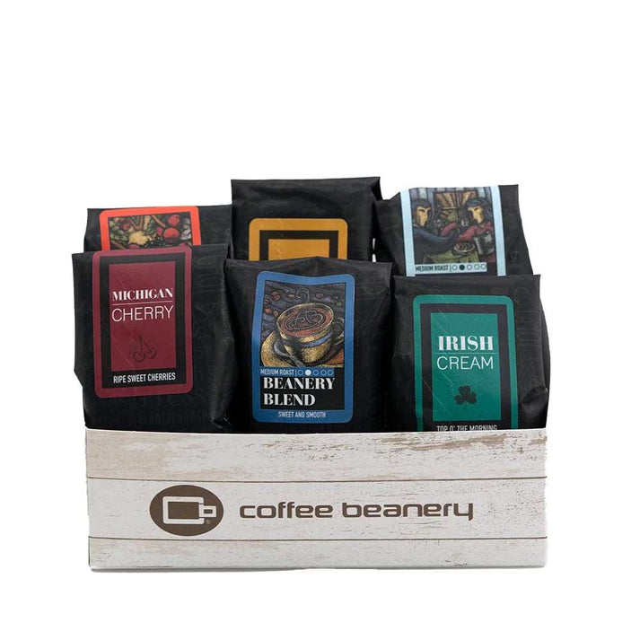 Coffee Sampler Variety Pack Gift Basket | Coffee Beanery
