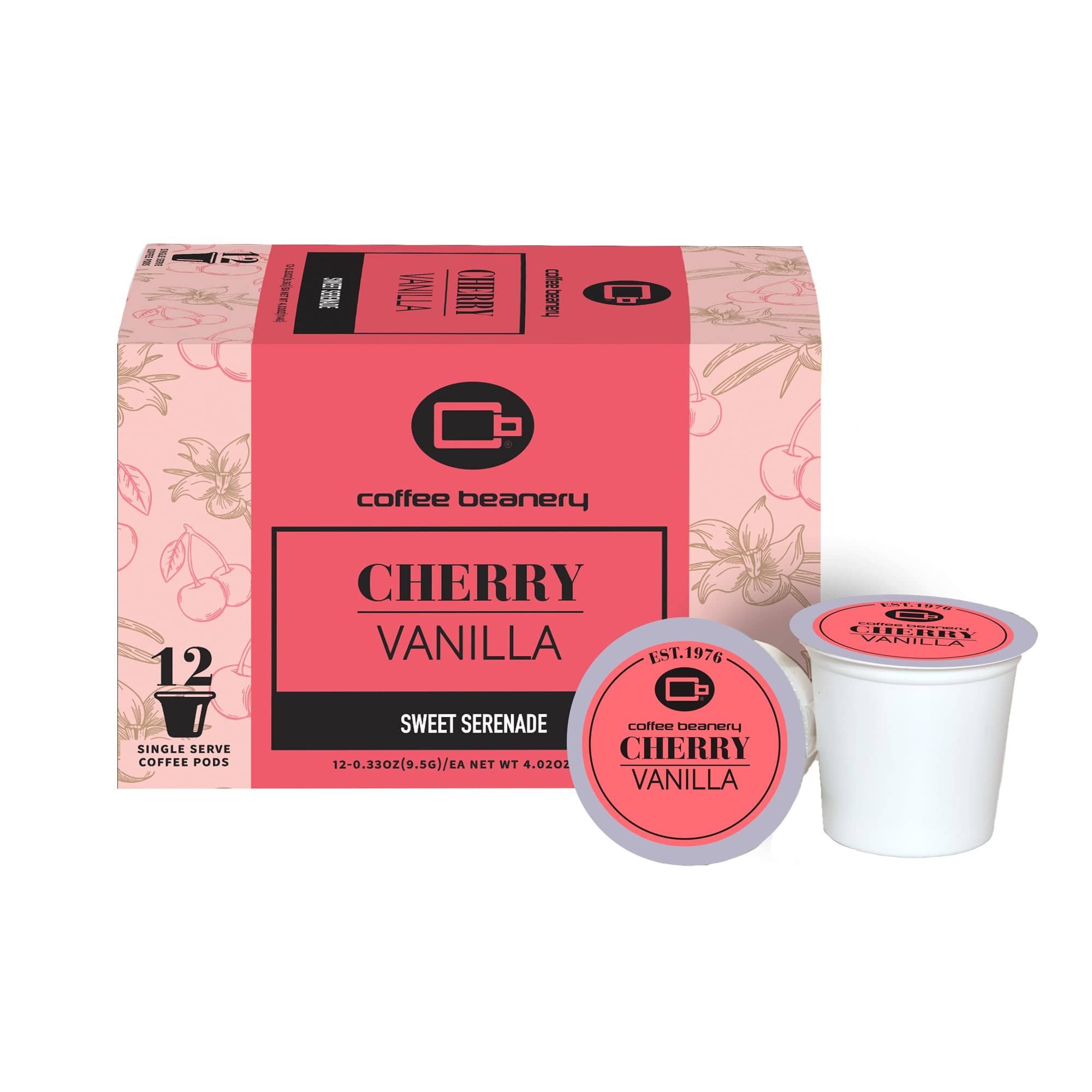 Cherry Vanilla Flavored Coffee Pods | Coffee Beanery