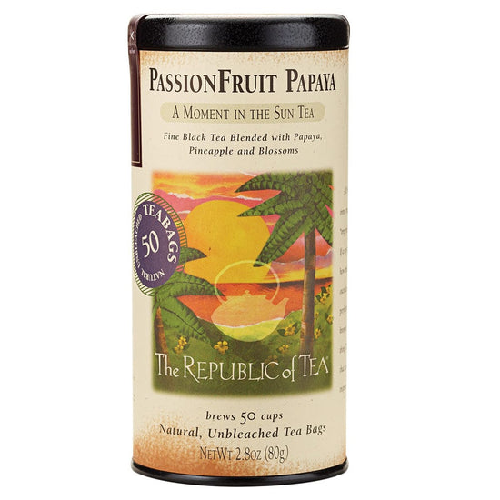 Passion Fruit Papaya Tea, A Moment in the Sun Tea | Coffee Beanery